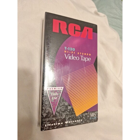 RCA | Media | Blank Vhs Video Tape Rca T2 Hi Fi Stereo Brand New Sealed ...